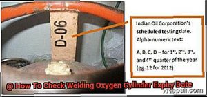 How To Check Welding Oxygen Cylinder Expiry Date? - The Welding Guru